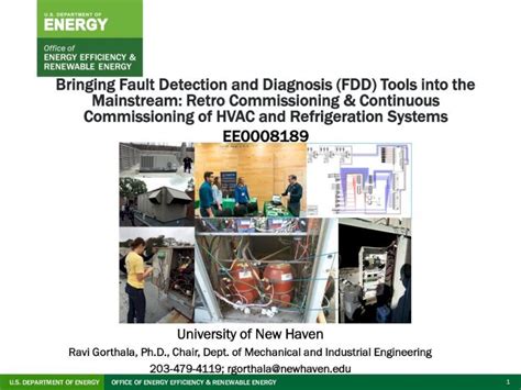 Pdf Bringing Fault Detection And Diagnosis Fdd Tools Into The … · 2019 5 15 · Amy Jiron