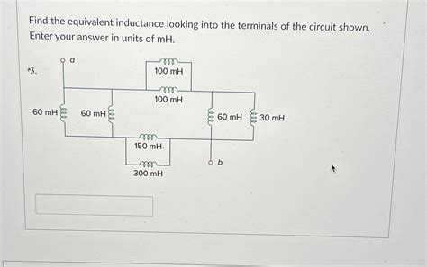 Solved Find the equivalent inductance looking into the | Chegg.com