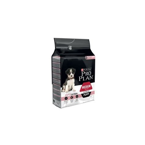 PURINA PRO PLAN Medium Puppy Sensitive Skin OptiDerma - Łosoś - zoozone.pl