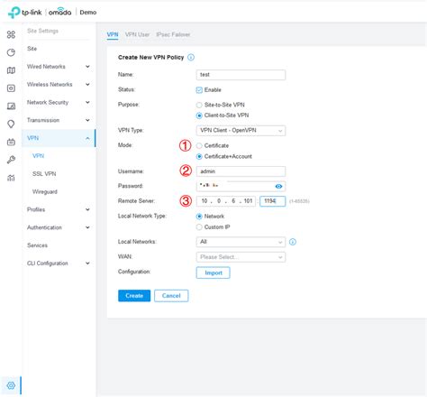 How To Configure Openvpn On Omada Gateway Via Omada Controller Tp Link