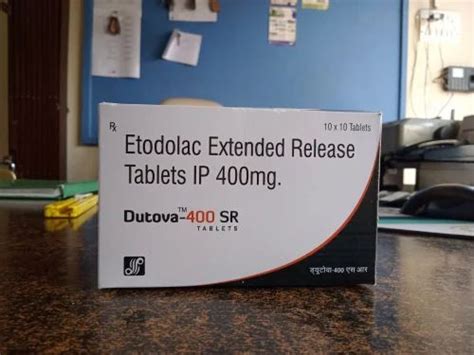 400mg Etodolac Extended Release Tablets Ip At Rs 1500 00 Box Etodolac