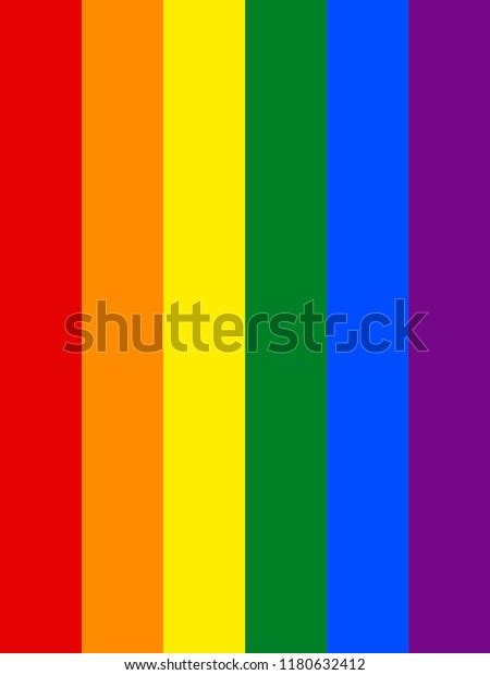Vector Vertical Rainbow Flag Sexual Identity Stock Vector Royalty Free 1180632412 Shutterstock