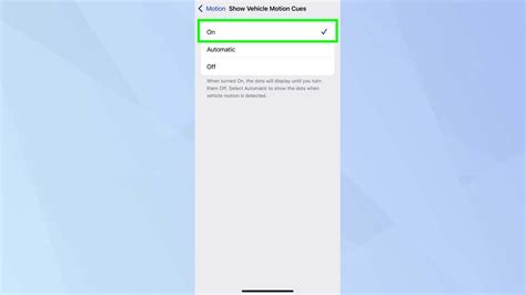 How To Enable Vehicle Motion Cues IOS Tom S Guide