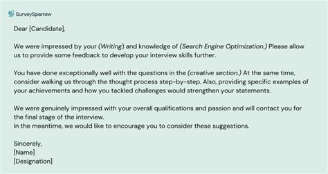 30 Best Interview Feedback Examples With Benefits And Best Practices