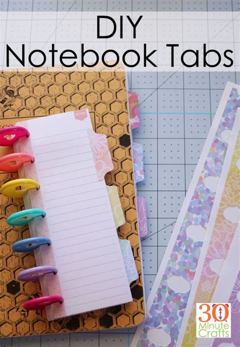 Diy Notebook Tabs Artofit