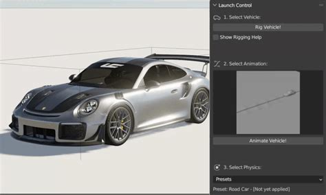 Launch Control Auto Car Rig Blendernation Bazaar