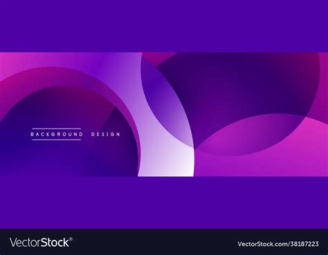 Abstract Overlapping Lines And Circles Geometric Vector Image