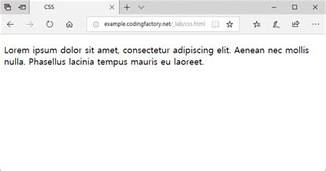 css css로 문자열 자르기 한 줄인 경우 여러 줄인 경우 coding factory
