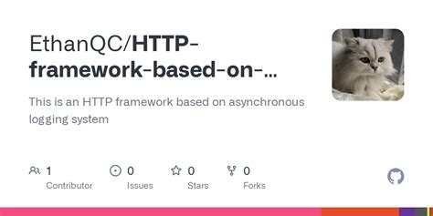 Github Ethanqc Framework Based On Asynchronous Logging System This Is An Framework