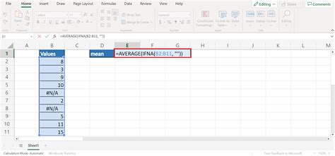 How To Ignore N A Values In Excel Sheetaki