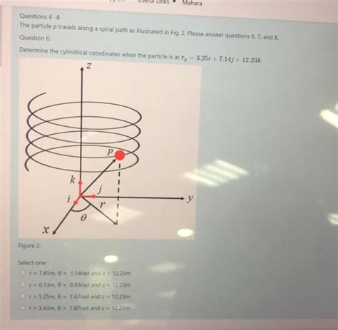 Solved Mahara Questions The Particle P Travels Along A Chegg