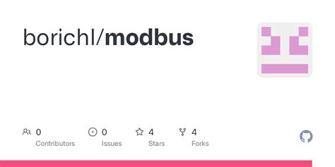 GitHub Borichl Modbus
