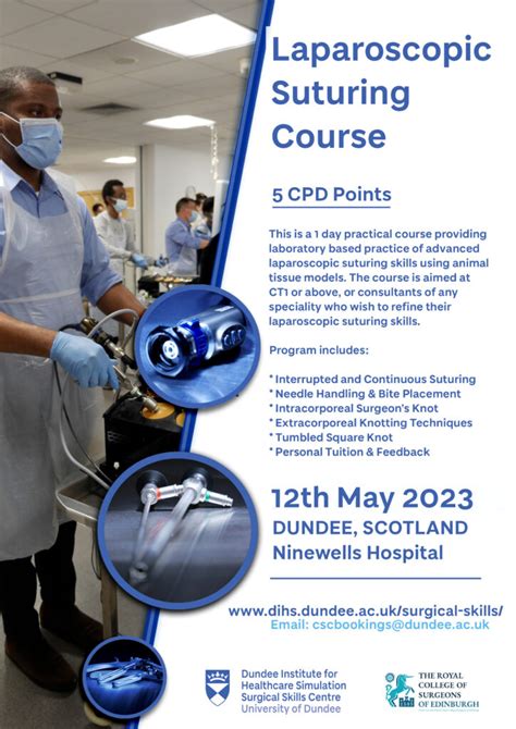 Laparoscopic Suturing Course 12th May 2023 Alsgbi