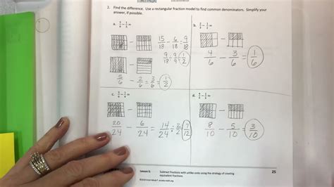 Eureka Math Grade 5 Module 3 Lesson 6 Homework Youtube Worksheets