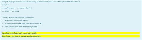 Solved In English Language To Convert Some Nouns Ending In Chegg Com