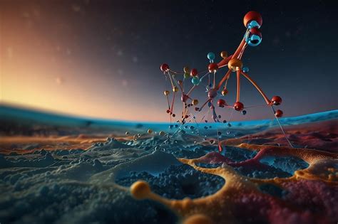 Premium Photo Orbital Insights Visualizing Molecular Structures In 3d