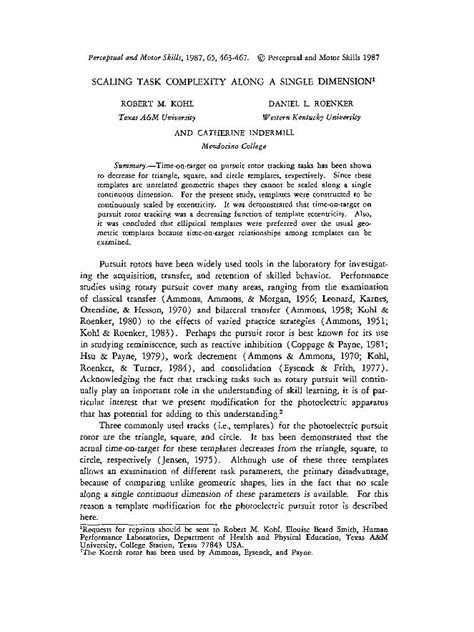 PDF SCALING TASK COMPLEXITY ALONG A SINGLE DIMENSION DOKUMEN TIPS