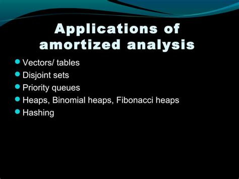 Amortized Ppt