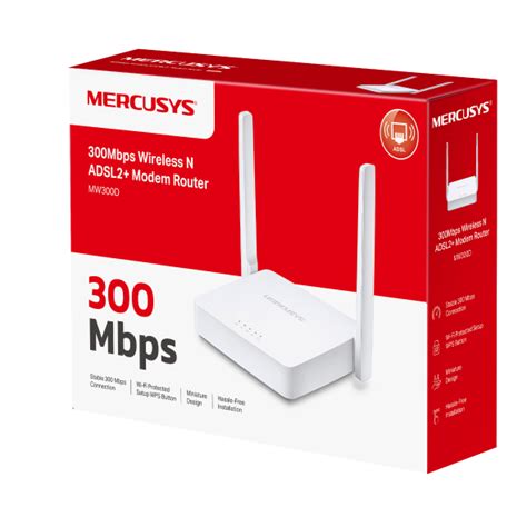MW300D | 300Mbps Wireless N ADSL2+ Modem Router - Welcome to MERCUSYS