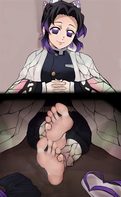 Kochou Shinobu Barefoot Relaxing By Hamcein79 On Deviantart