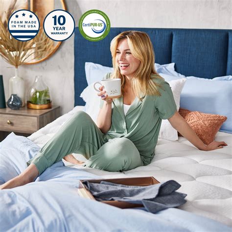 Best Buy Sleep Innovations Cooling Comfort Gel Memory Foam Dual Layer