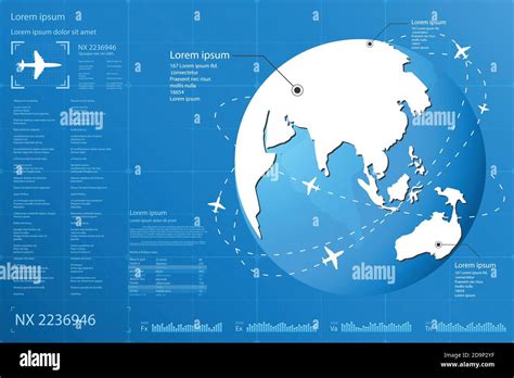 Abstract Circle Connection Futuristic With Flare Light On Grid Backgroundfuture Conceptvector