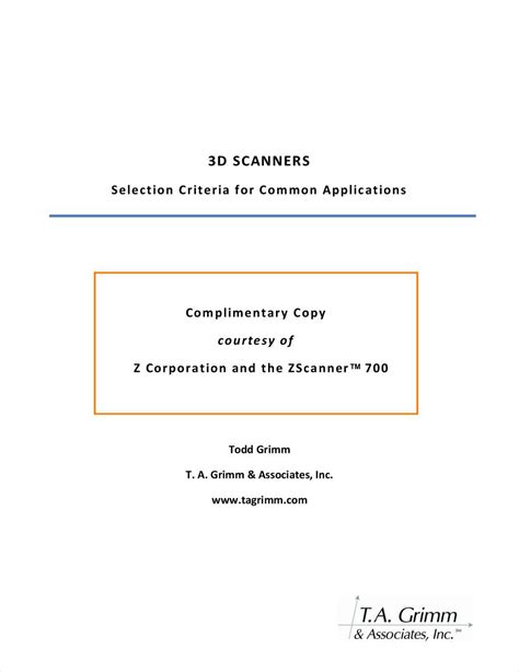 3d Scanners Selection Criteria For Product Design Applications Free White Paper