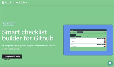 Pull Checklist StartupBase