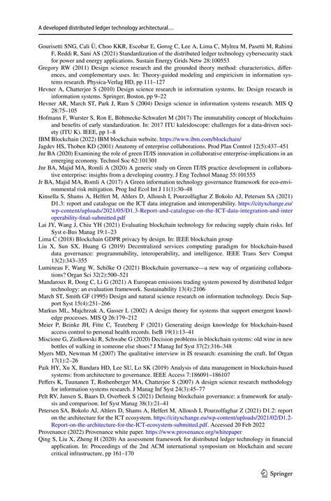 a developed distributed ledger technology architectural layer framework