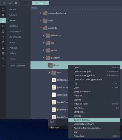 Gnome Ubuntu 2004 File Right Click Directory Open In Terminal New