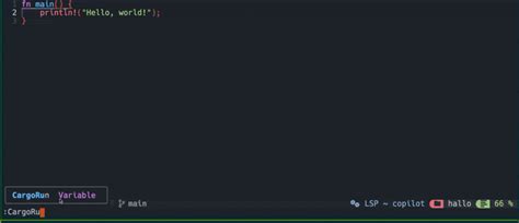 Rustlang Neovim Vim Plugin Terminal Developer Workflow Cargo