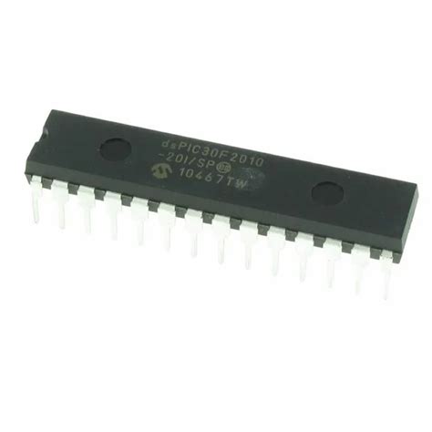 microchip and atmel dspic30f2010 i sp 16 bit microcontroller for