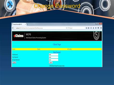web based claim processing system pptx web development internet