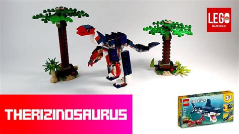 LEGO THERIZINOSAURUS CREATOR 3in1 31088 home-made build ТЕРИЗИНОЗАВР из ...