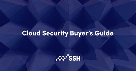 Cloud Security Buyers Guide