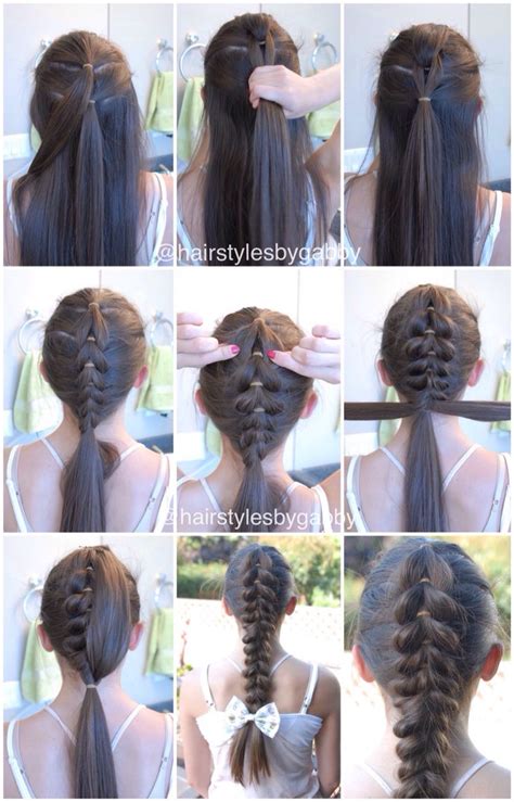 Pull-Through braid by @hairstylesbygabby on Instagram hairstylesbygabby.com | Hair styles ...