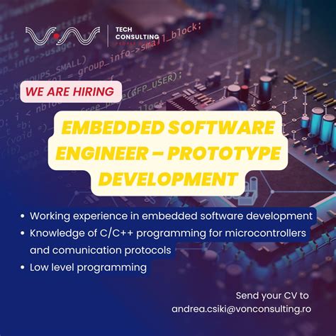 Von Tech On Linkedin Hiring Contractor Vontech Embedded