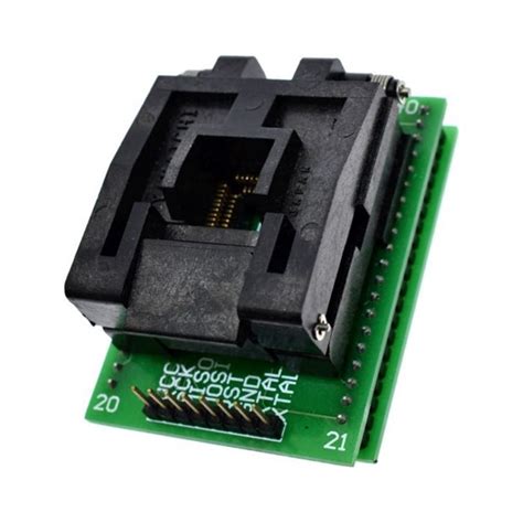 TQFP44 To DIP40 Burning Socket Chip Programmer TQFP44 Adapter Socket Dip40 Qfp44 ATMEGA16