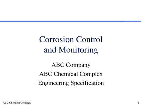 Ppt Corrosion Control And Monitoring Powerpoint Presentation Free Download Id 158741