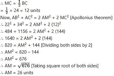 Chapter Pythagoras Theorem Part Maharashtra Board Solutions
