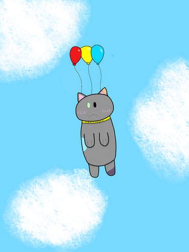 Flying Scratch Cat By Fidgetsetc On Deviantart