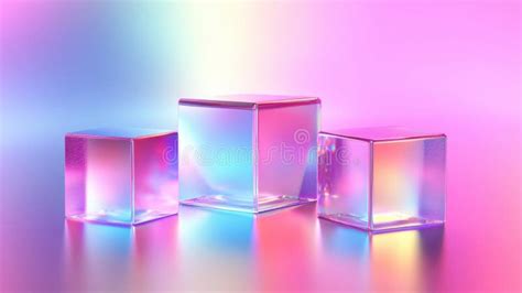 Futuristic Minimalistic Design Featuring Floating Colorful 3d Cubes
