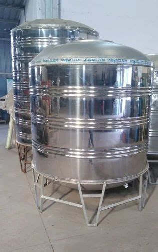 Stainless Steel Water Tank Vertical Stainless Steel Water Tank Wholesale Trader From Nagpur