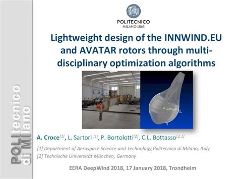 Pdf Lightweight Design Of The Innwindeu And Avatar Rotors