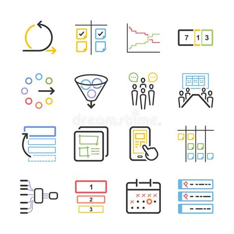 Software Development Icon Set Vector Symbols To Be Used For Software Development And