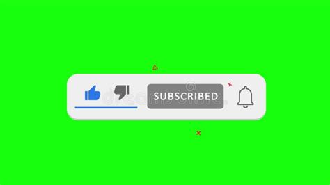 animated like subscribe notification button withou a cursor chroma