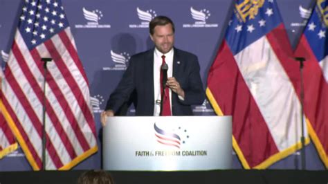 Jd Vance In Georgia The Left Needs To Tone Down The Rhetoric Fox 5