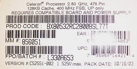 Review Intel Celeron GHz CPU HEXUS Net Page