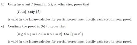 question 3 hoare logic partial correctness [5 15