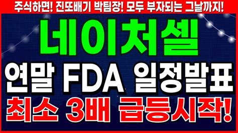 네이처셀 투매 이후 다시 상한가 네이처셀 주가 전망 및 대응 Youtube